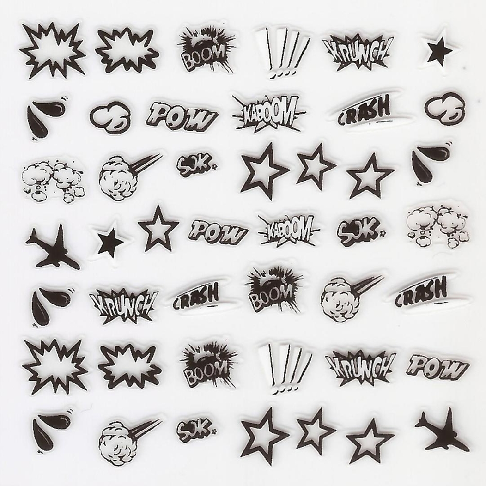 CELUGAMA | STICKERS BLANCO Y NEGRO